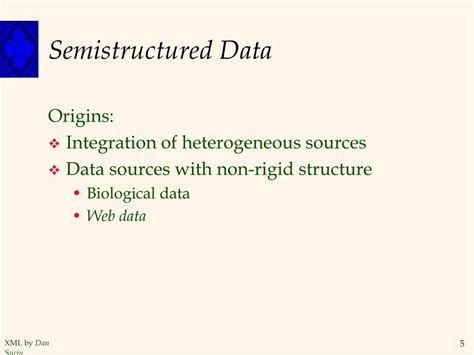 Ppt Introduction To Semistructured Data And Xml Powerpoint