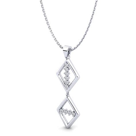 Koop Dames Hanger Eduards In 0 15 Karaat 14k Wit Goud Diamant Glamira Nl