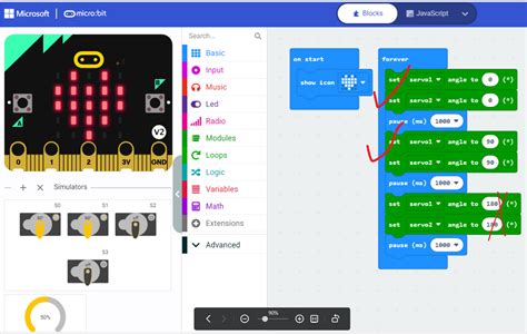 Jacdac Servo Angle90 180can T Work In Makecode Issue 1250