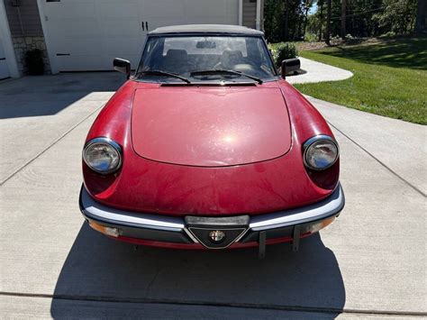 1987 Alfa Romeo Spider Graduate 2dr Convertible Project For Sale