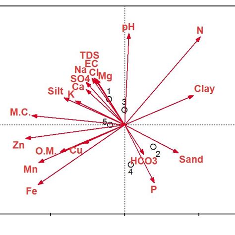 Biplot Of Canonical Correspondence Analysis Showing The Relationships Download Scientific