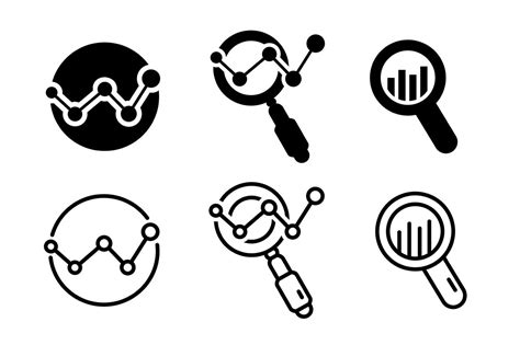 Analysis Icon Vector Set Graphic By Ninjastudio · Creative Fabrica