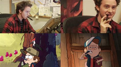 When Alex Hirsch Said Dipper Was Inspired By Him He Really Meant It Rgravityfalls