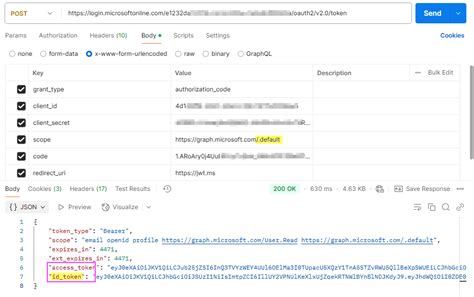 Azure Active Directory Id Token In Microsoft With Default Scope