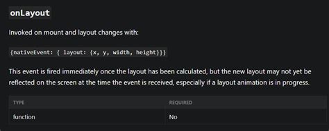 Onlayout Prop Of View Wrong Parameter Shape Issue Facebook React Native Website Github