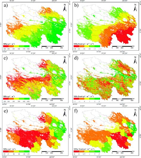 Spatiotemporal Patterns Of Npp Npp And Npp In Alpine Grassland In Download Scientific