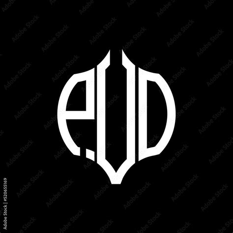 Pvo Letter Logo Pvo Best Black Background Vector Image Pvo Monogram Logo Design For