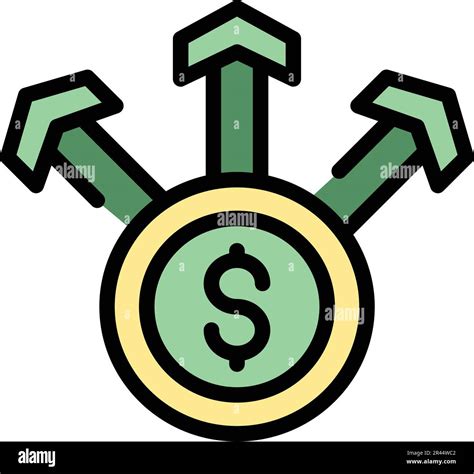 Coins Scheme Icon Outline Coins Scheme Vector Icon For Web Design Isolated On White Background