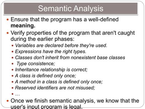 Chapter Semantic Analysis Pptx