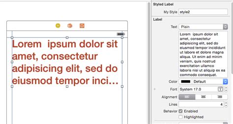 Ios Reusable Uilabel Styles In Swift Xcode 64 Stack Overflow