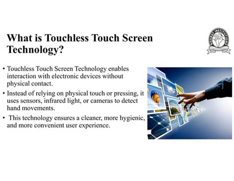 Touchless Touch Screen Technology Seminar Ppt Pdf