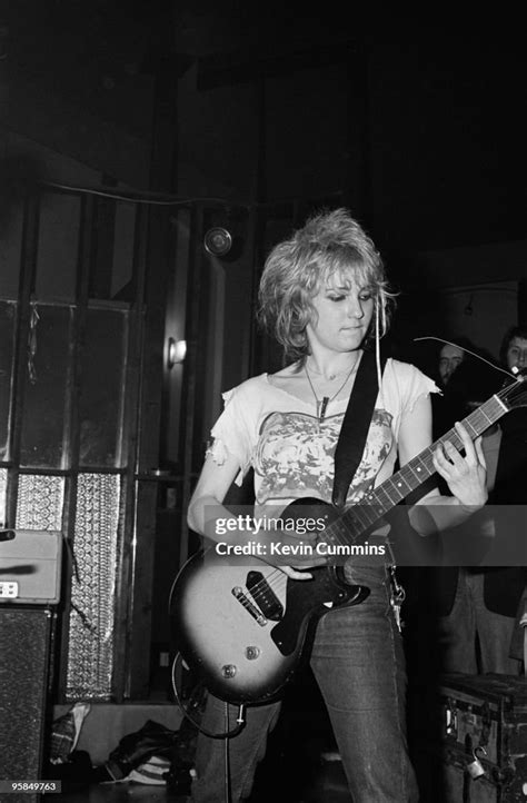 Guitarist Viv Albertine Of Punk Band The Slits Performs On Stage At News Photo Getty Images