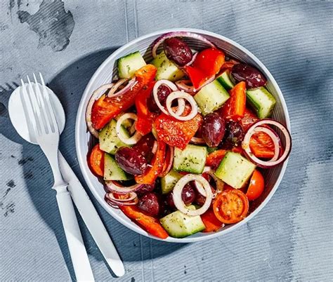 Grekisk Sallad Utan Ost Recept