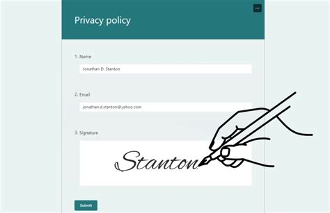How To Add A Signature In Microsoft Forms