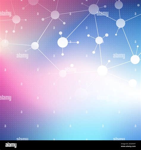 Communication Social Network On A Colored Light Background Abstract Social Network Flat Vector