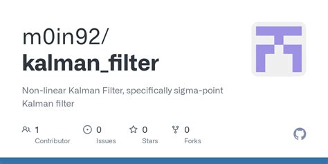 github m0in92 kalman filter non linear kalman filter specifically sigma point kalman filter