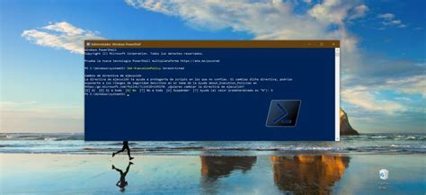 Windows PowerShell La ejecución de scripts está deshabilitada en este sistema WinNotas