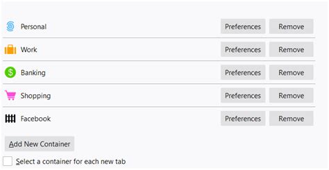 Two Completely Different Uis For Managing Containers Please Unify · Issue 1905 · Mozillamulti