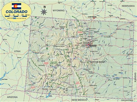 Map Of Colorado With Cities And Roads
