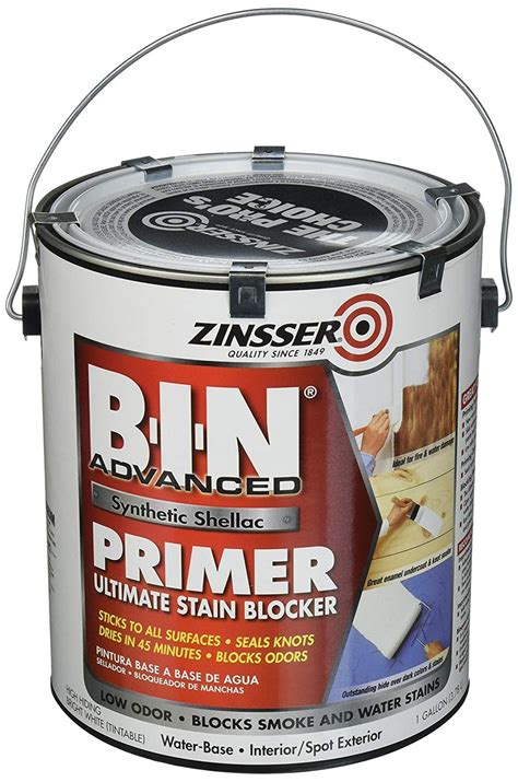 Rust Oleum Corporation Advanced Synthetic Shellac Primer Gallon White Walmart Com