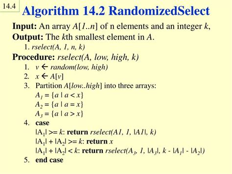 Ppt Chapter 14 Randomized Algorithms Powerpoint Presentation Free