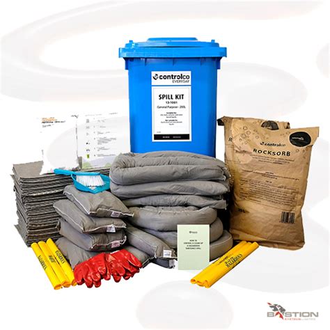 Everyday General Purpose Spill Kit 200l Workshop Bastion Systems