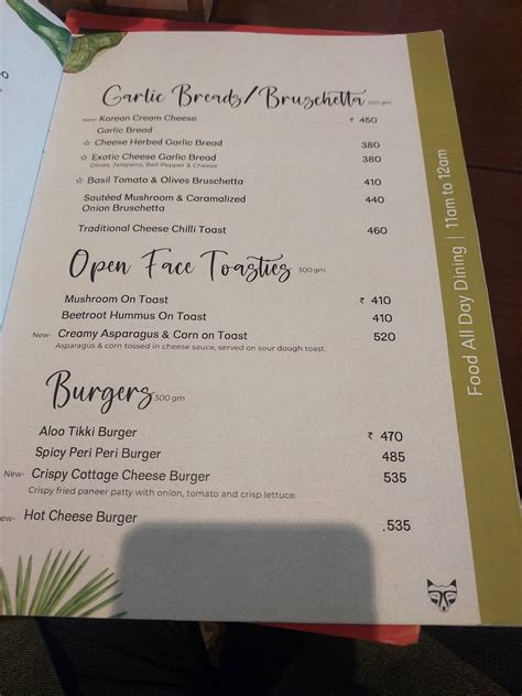 Menu At Kaffa Coffee Roasters Ahmedabad Kaffa Coffee Roasters Oppo Atira