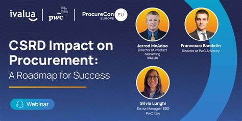 Ivalua X Pwc Csrd Impact On Procurement A Roadmap For Success