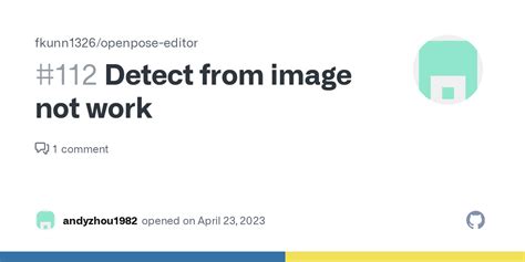 Detect From Image Not Work Issue Fkunn Openpose Editor