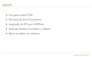 Zend Framework Estrutura E TDD PPT