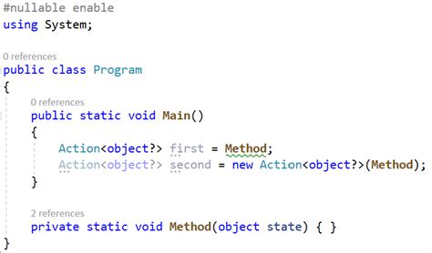 Explicit Delegate Construction Doesnt Warn On Nullable Mismatch