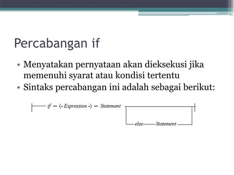PPT INPUT DATA PERCABANGAN PERULANGAN DENGAN JAVA PowerPoint Presentation ID