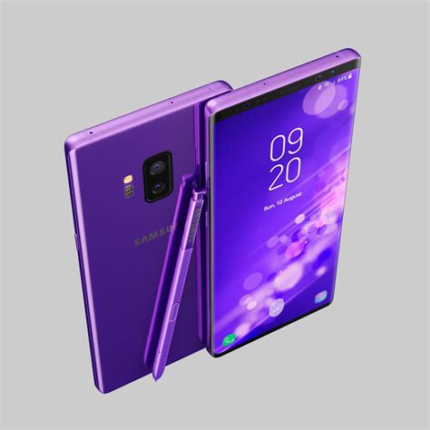 三星galaxy Note 9所有颜色概念 3d模型 15 Obj Unknown 3ds Max Free3d