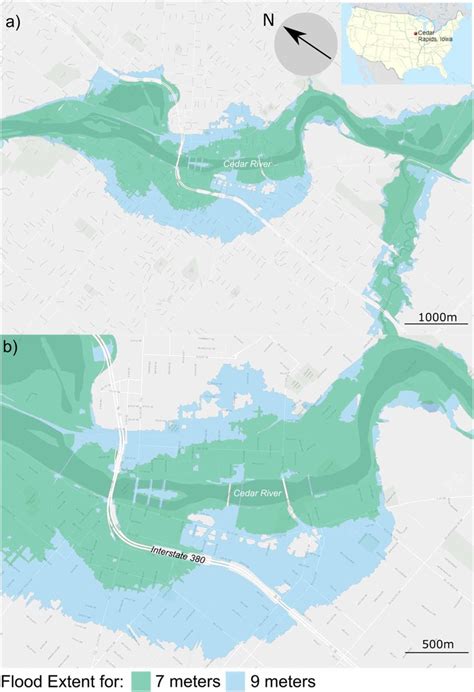 Comparison Of The Flood Extent Including Or Not The Role Of Download Scientific Diagram