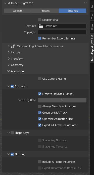 Blender Exporting ERROR Long Code Issue AsoboStudio GlTF Blender IO MSFS GitHub