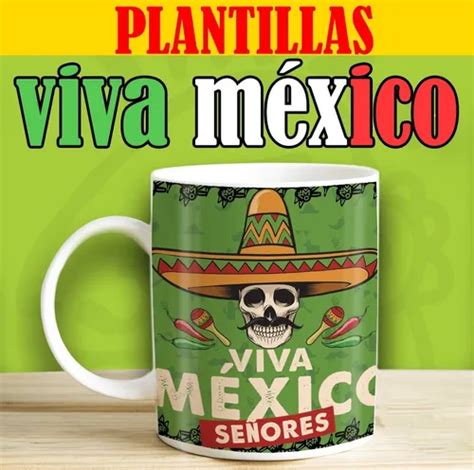Vectores Sublimar Viva México Sublimación De Tazas Mercadolibre