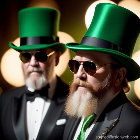 Top Hat In Shades Of Green Stable Diffusion Online