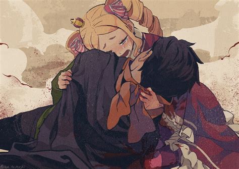 Natsuki Subaru And Beatrice Re Zero Kara Hajimeru Isekai Seikatsu Drawn By Iwamushi Danbooru