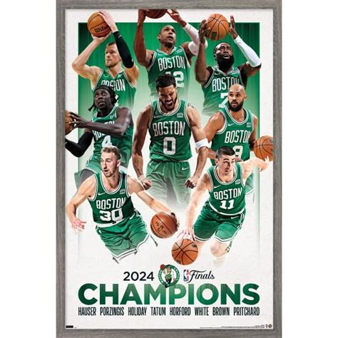 Nba Boston Celtics 2024 Nba Finals Champions Wall Poster 22375 X