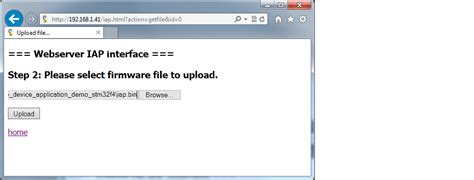STM F Target Demos Waijung Demos Network Firmware Upgrade Instruction