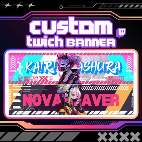 Custom Twitch Banner Twitch Banner Banner Design Twitter Banner