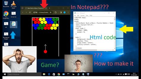 how ro make html game in notepad foryou how ytviral notepad notepad pc trending youtube