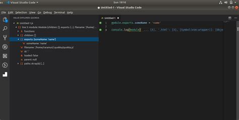 Javascript Why This Is An Empty Object When Moduleexports Is