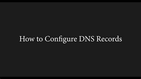 How To Configure DNS Records Part 4 Of Setting Up A New Domain With WordPress Domain Mapping