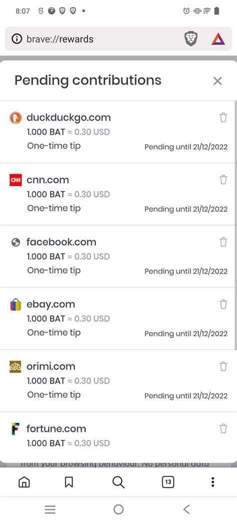 Android `remove All` Button Is Missing In Pending Contribution Table