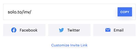 Customizing Your Invite Link Help Docs Solo To
