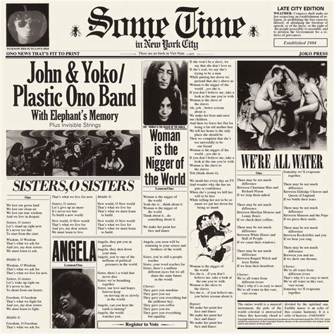John Lennon Yoko Ono Some Time In New York City 2 Lp 180g Vinyl