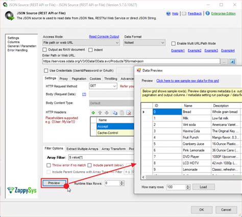 How To Read Api Data In Ssis And Load Into Sql Table Zappysys Blog