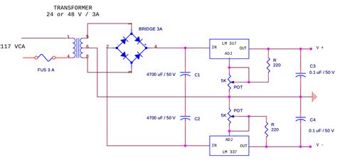 Espacio Mecatrónico Fuente Variable Simétrica