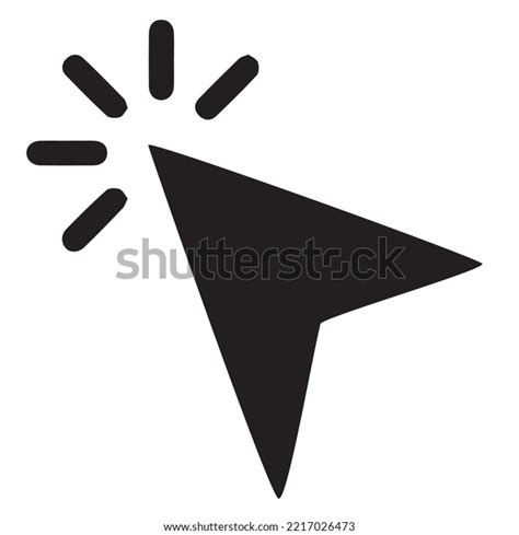 Click Icon Pointer Arrow Icon Cursor Stock Vector Royalty Free
